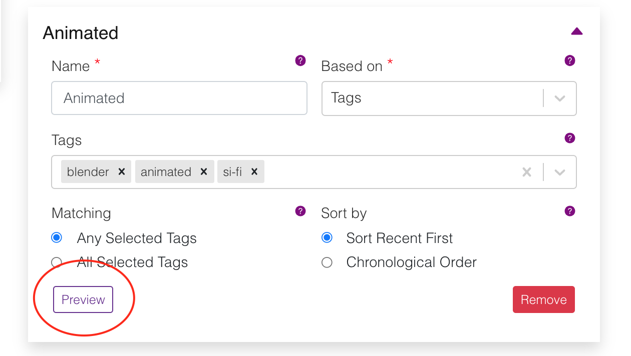 Create Categories - OTTfeed Help Center